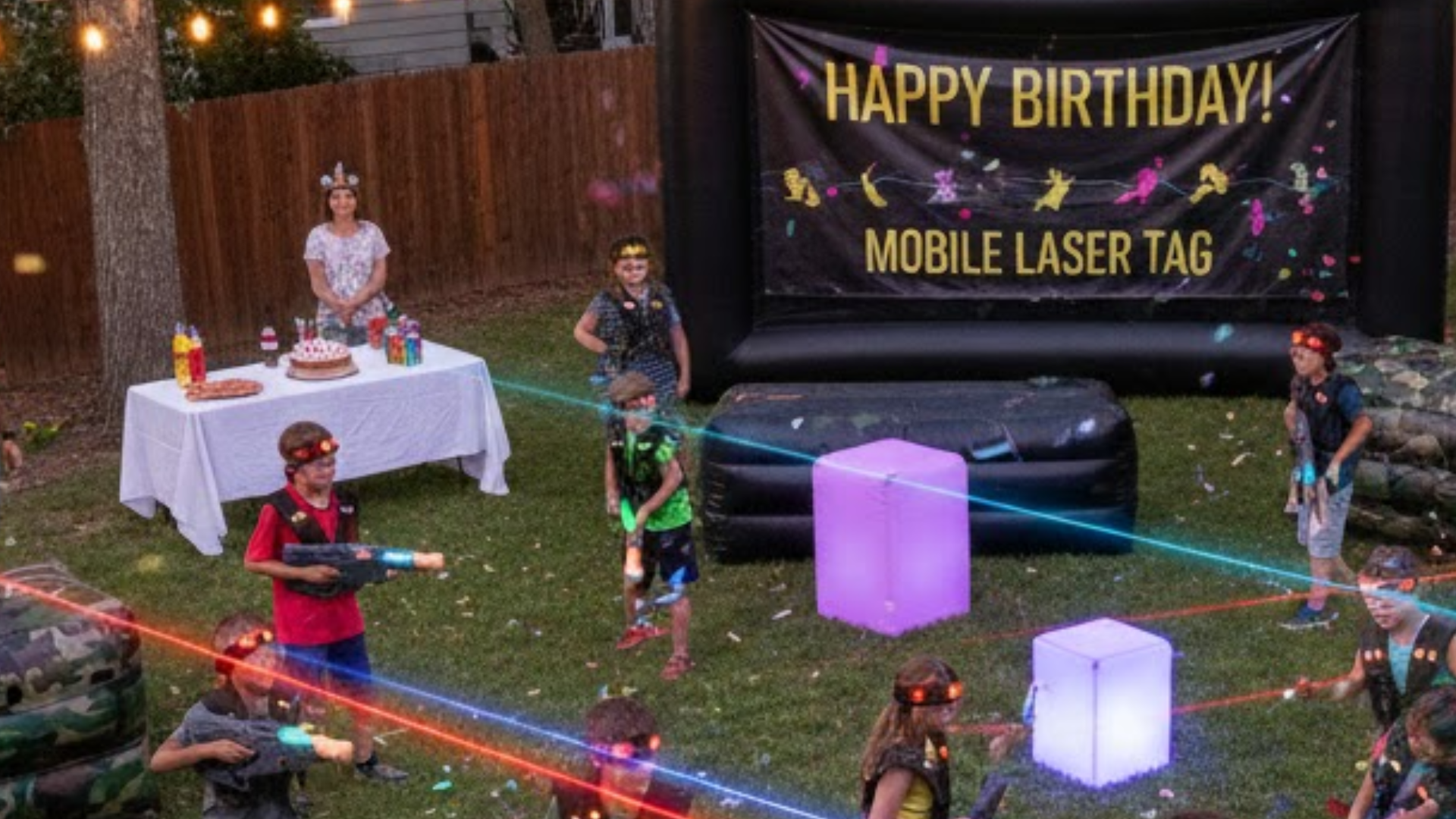 How to Host the Ultimate Outdoor Birthday Party with Mobile Laser Tag ...