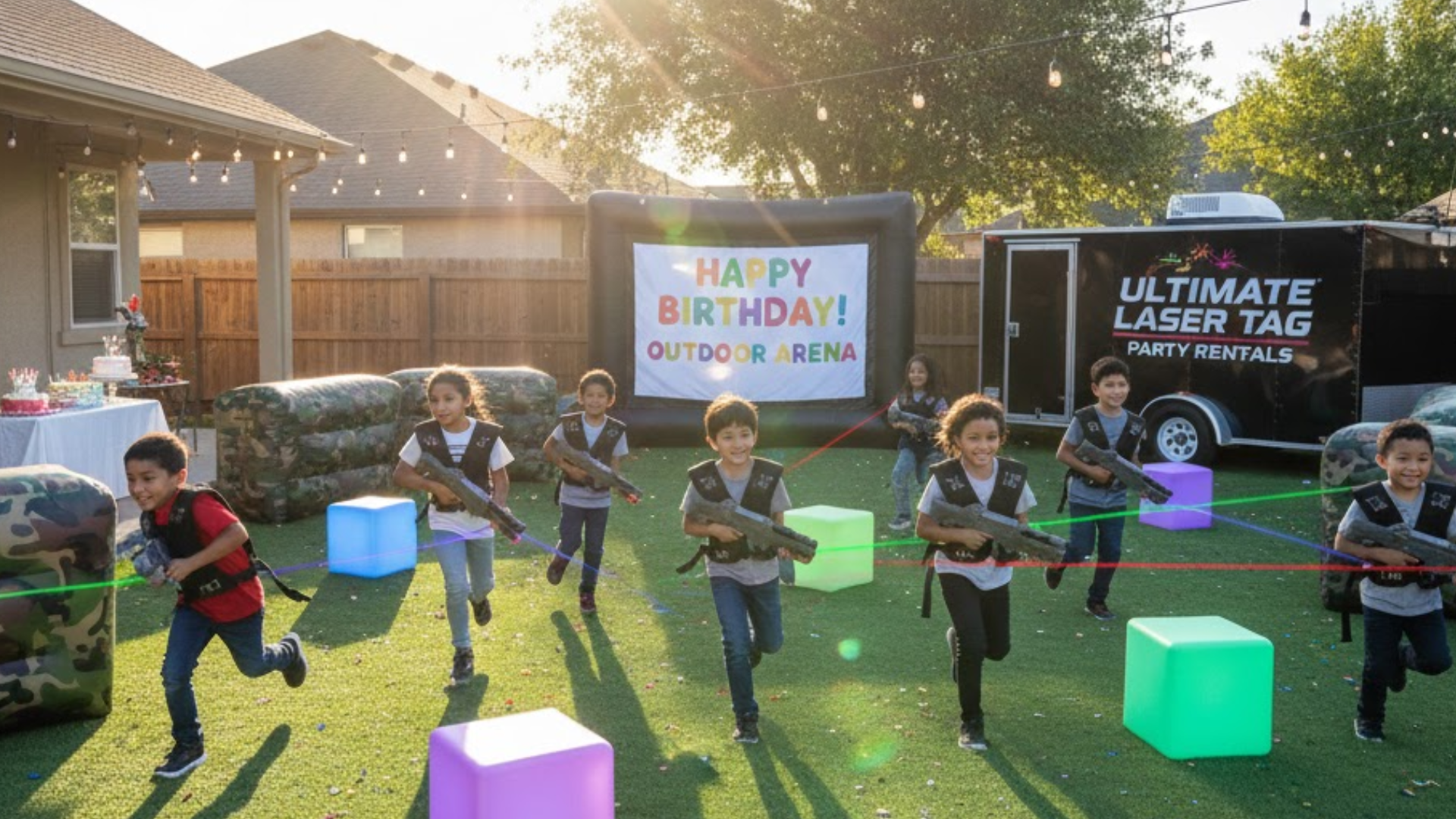 How to Transform Your Backyard into an Outdoor Birthday Party Arena ...
